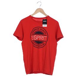 Esprit Herren T-Shirt, rot, Gr. 48