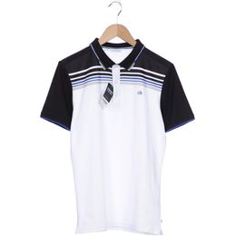 Calvin Klein Herren Poloshirt, weiß, Gr. 46