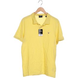 Gant Herren Poloshirt, gelb, Gr. 54