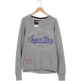 Superdry Herren Sweatshirt, grau, Gr. 54