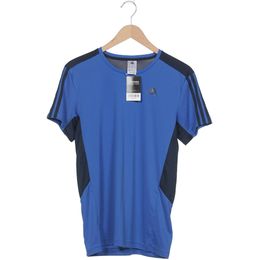 Adidas Herren T-Shirt, blau, Gr. 46