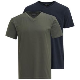 VanVaan 2 Herren T-Shirts mit V-Ausschnitt