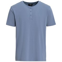 VanVaan Herren T-Shirt mit Serafino-Ausschnitt