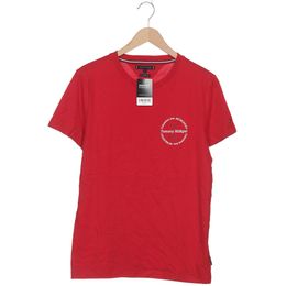 Tommy Hilfiger Damen T-Shirt, rot, Gr. 42