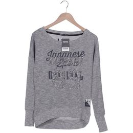 Superdry Damen Sweatshirt, grau, Gr. 32