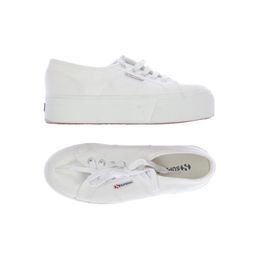 Superga Damen Sneakers, weiß, Gr. 37