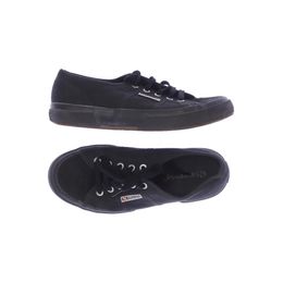 Superga Damen Sneakers, schwarz, Gr. 38