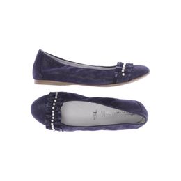 Tamaris Damen Ballerinas, marineblau, Gr. 37