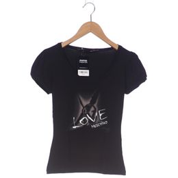 Love Moschino Damen T-Shirt, schwarz, Gr. 36