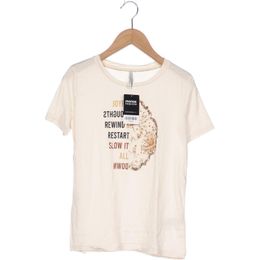 summum woman Damen T-Shirt, cremeweiß, Gr. 34