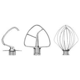 KitchenAid Rührelement-Set "5KSM5TH3PSS", silber (silberfarben), Küchenmaschinen-Rührelemente