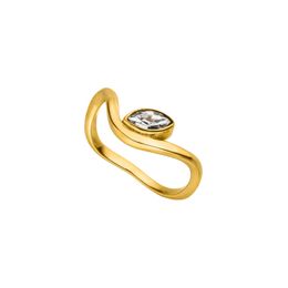 Paul Valentine Adorn Ring Marquise 14K Gold Plated