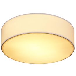 Casaria monzana® Deckenlampe Weiß Stoff Ø38cm