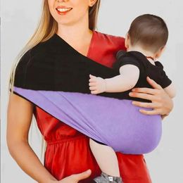 Chuangsh Babytragetuch Aus Baumwolle, Elastische Babytrage, Verstellbare Babytrage Für Neugeborene