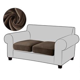 A Family Of Home Textiles Samt-Sofa-Sitzbezüge Für Wohnzimmer, Plüsch-Sofa-Kissenbezüge, Dicke Weiche Stretch-Sofas, Couch-Schonbezug, Möbelschutz