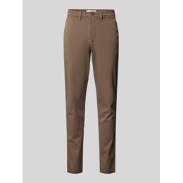 Selected Homme Slim Fit Chino mit Gürtelschlaufen Modell 'NEW Miles'