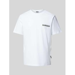 Napapijri T-Shirt mit Label-Print