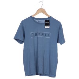 Esprit Herren T-Shirt, blau, Gr. 48