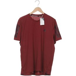 Adidas Herren T-Shirt, bordeaux, Gr. 52