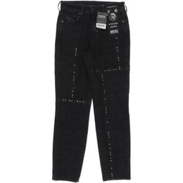 Diesel Damen Jeans, schwarz, Gr. 24