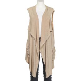 sheego Damen Strickjacke, beige, Gr. 52