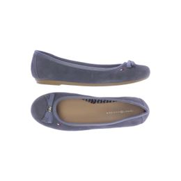 Tommy Hilfiger Damen Ballerinas, blau, Gr. 37