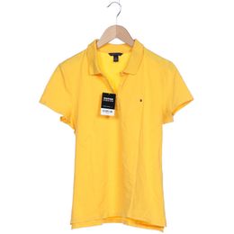 Tommy Hilfiger Damen Poloshirt, gelb, Gr. 42