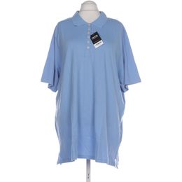 Ulla Popken Damen Poloshirt, blau, Gr. 54