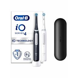 Oral-B Elektrische Zahnbürste iO4 Duo Black/White - 2 handles