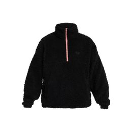 Roxy Fleecepullover »Waves Of Warmth« Anthracite S S Umweltfreundliches Material: Sherpa-Stoff...