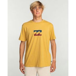 Billabong T-Shirt »Team Wave« Gold M M Stoff: Baumwollstoff [160 g/m2]