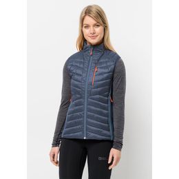 Jack Wolfskin Funktionsweste »ROUTEBURN PRO INS VEST W« evening-sky XL (46) XL (46) 2 Hüfttaschen, 1 Brusttasche