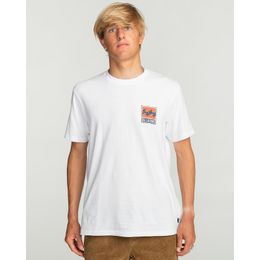 Billabong T-Shirt »Stamp« White XXL XXL Stoff: Baumwollstoff [160 g/m2]