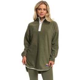 Roxy Fleecepullover »Evening Shadows« Deep Lichen Green S S Stoff: Polyester