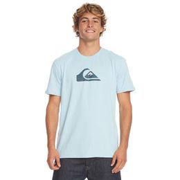 Quiksilver T-Shirt »Comp Logo« Clear Sky L L Stoff: leichter Baumwoll-Jersey [160 g/m2]