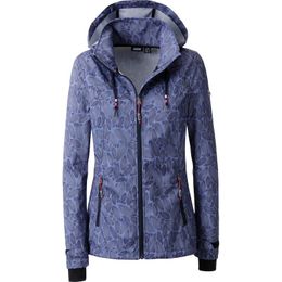 DEPROC Active Softshelljacke »SHELBY PEAK XV WOMEN« mit abnehmbarer Kapuze lila 40/42 (M) 40/42 (M) Leichte Softshelljacke mit abnehmbarer Kapuze