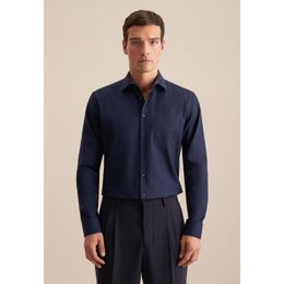 Seidensticker Businesshemd &raquo;Regular&laquo; Regular Langarm Kentkragen Uni dunkelblau XL (43) - normale &Auml;rmell&auml;ngen normale &Auml;rmell&auml;ngen XL (43) Passform:...