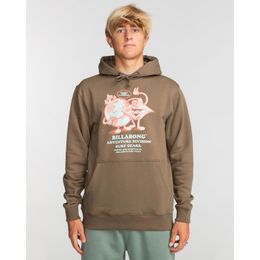 Billabong Kapuzensweatshirt &raquo;Take Care&laquo; Bark XL XL Umweltfreundliches Material: Sweatstoff aus...