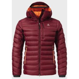 Schöffel SCHÖFFEL Outdoorjacke »Down Jacket Silvretta L« mit Kapuze 2965 - rot 36 36 Extrem leicht dank Pertex Quantum