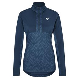 Ziener Sweater &raquo;JAPRA&laquo; blau 44 44 funktioneller, w&auml;rmender Midlayer mit Stehkragen