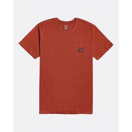 Billabong T-Shirt »Stacked« Deep Red XS XS Kurze Ärmel