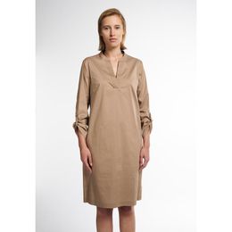 Eterna Hemdblusenkleid &raquo;LOOSE FIT&laquo; camel 42 - Normalgr&ouml;&szlig;en Normalgr&ouml;&szlig;en 42 Steh-Kragen