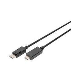 Digitus Adapterkabel DisplayPort > HDMI 4K schwarz, 2 Meter