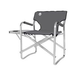 Coleman Aluminium Deck Chair with Table 2000038341, Camping-Stuhl grau