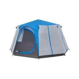 Coleman 8-Personen-Zelt Cortes Octagon 8 blau/hellgrau