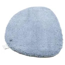 Badematte Tom Tailor "Cozy Bath UNI" Badematten Gr. rechteckig (60cm x 100cm), Polyester, blau (light blau) Badteppich, Uni Farben, rechteckig, rund und oval erhältlich