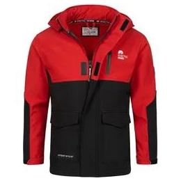 Softshelljacke Arctic Seven "ASRenaldoo" Gr. XXL, rot (rot, schwarz) Herren Jacken sportliche Funktionsjacke