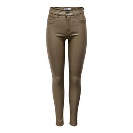 Jacqueline de Yong JDY Highwaist Jeans 'New Thunder' Walnut, Unifarben, Braun - Gr. S x 32