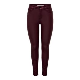 Jacqueline de Yong JDY Highwaist Jeans 'New Thunder' Windsor Wine, Unifarben, Lila - Gr. XXS x 34