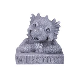 Garden Pleasure Gartenfigur Drache Figur Skulptur Gartendeko Garten Terrasse Deko Staue